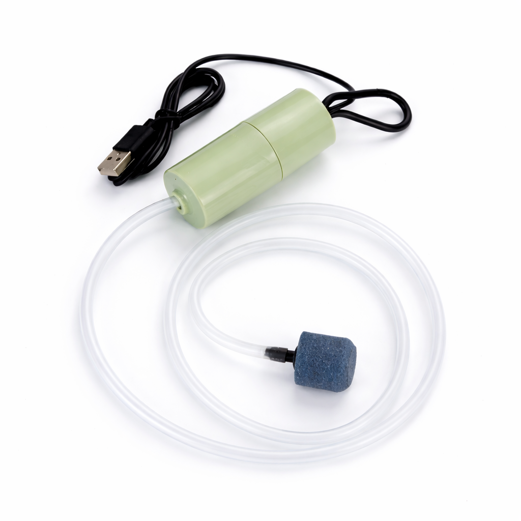 USB Rechargeable Portable Aquarium Air Pump – KeepingFishSimple