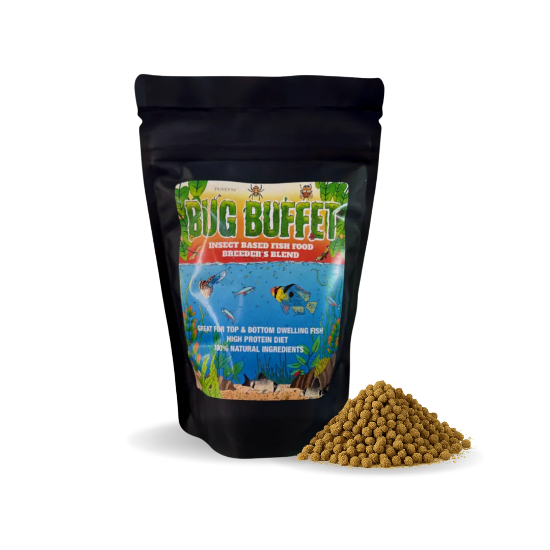 Bug Buffet Fish Food | Insect-Based Crushable Pellet by PureFin ...
