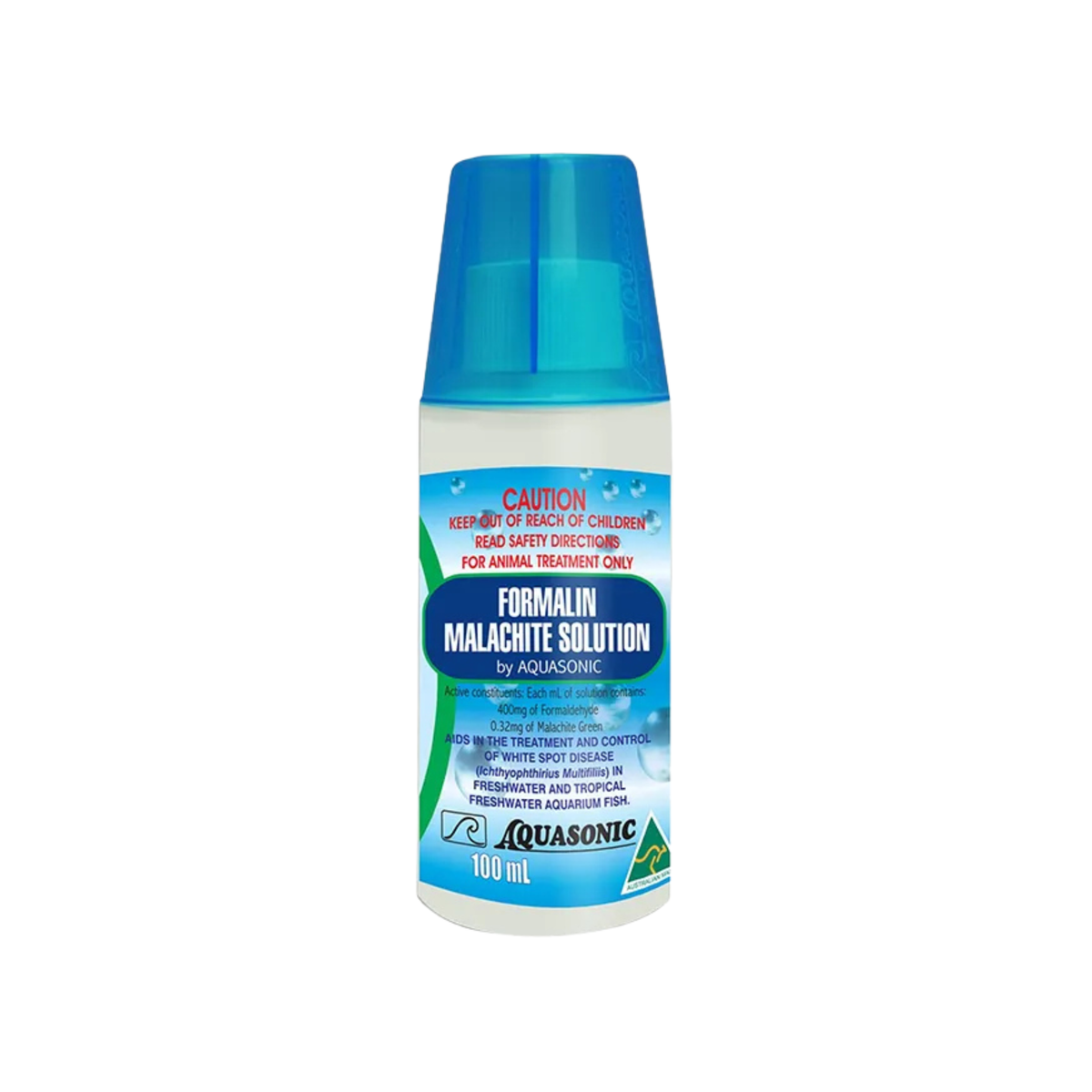 Aquasonic Formalin Malachite Solution - Fish Parasite Treatment ...
