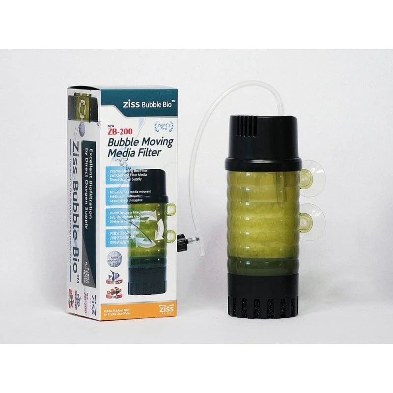 Ziss Aqua ZB-200 Bio Filter | Air-Driven Aquarium Filter ...