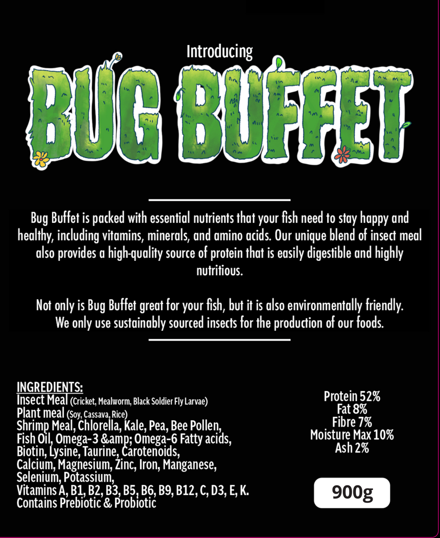 Bug Buffet Fish Food | Insect-Based Nano Pellets by PureFin ...